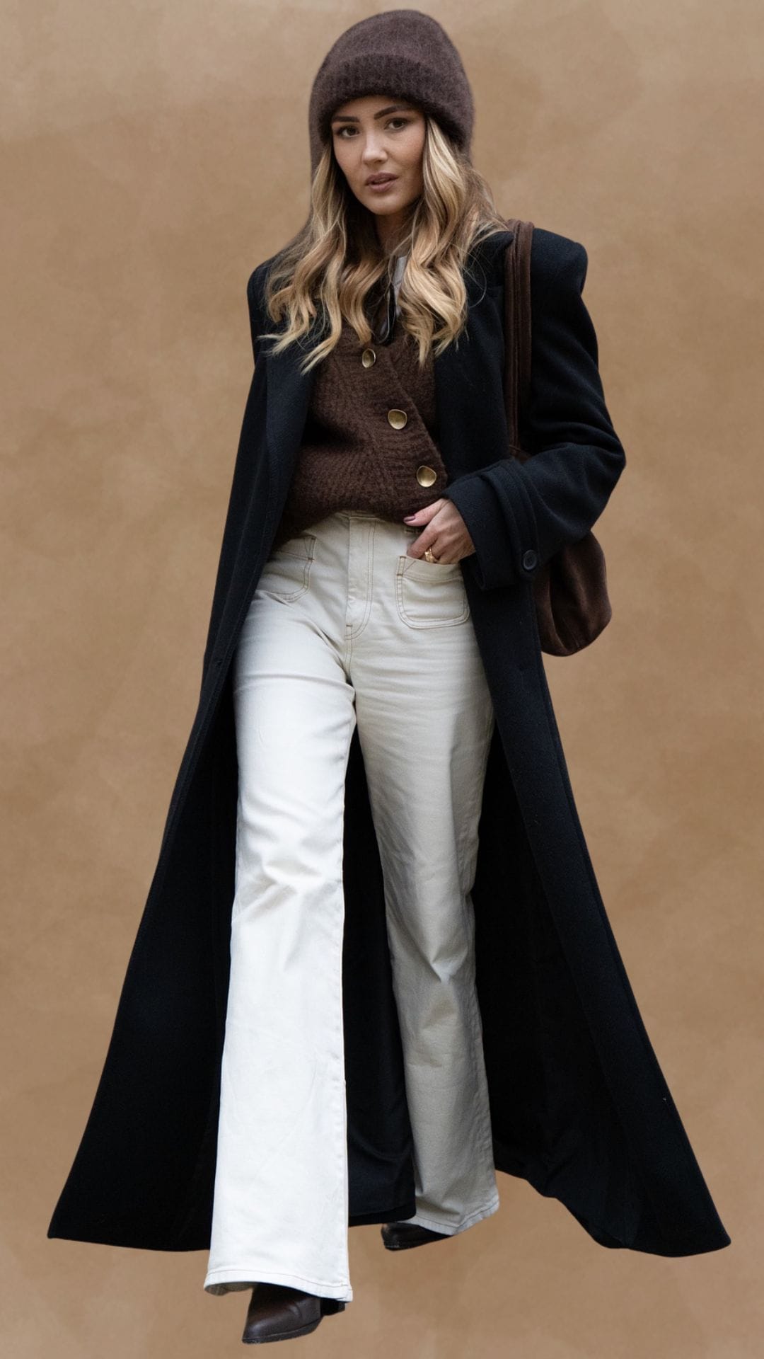 44 Brown Sweater Outfit Ideas to Stay Chic and Cozy : From Tan to ...