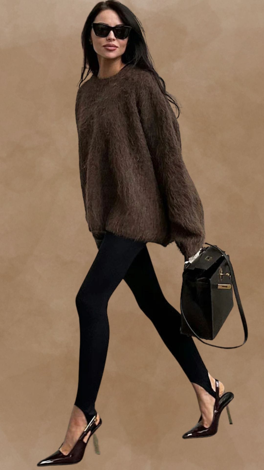 44 Brown Sweater Outfit Ideas to Stay Chic and Cozy : From Tan to ...