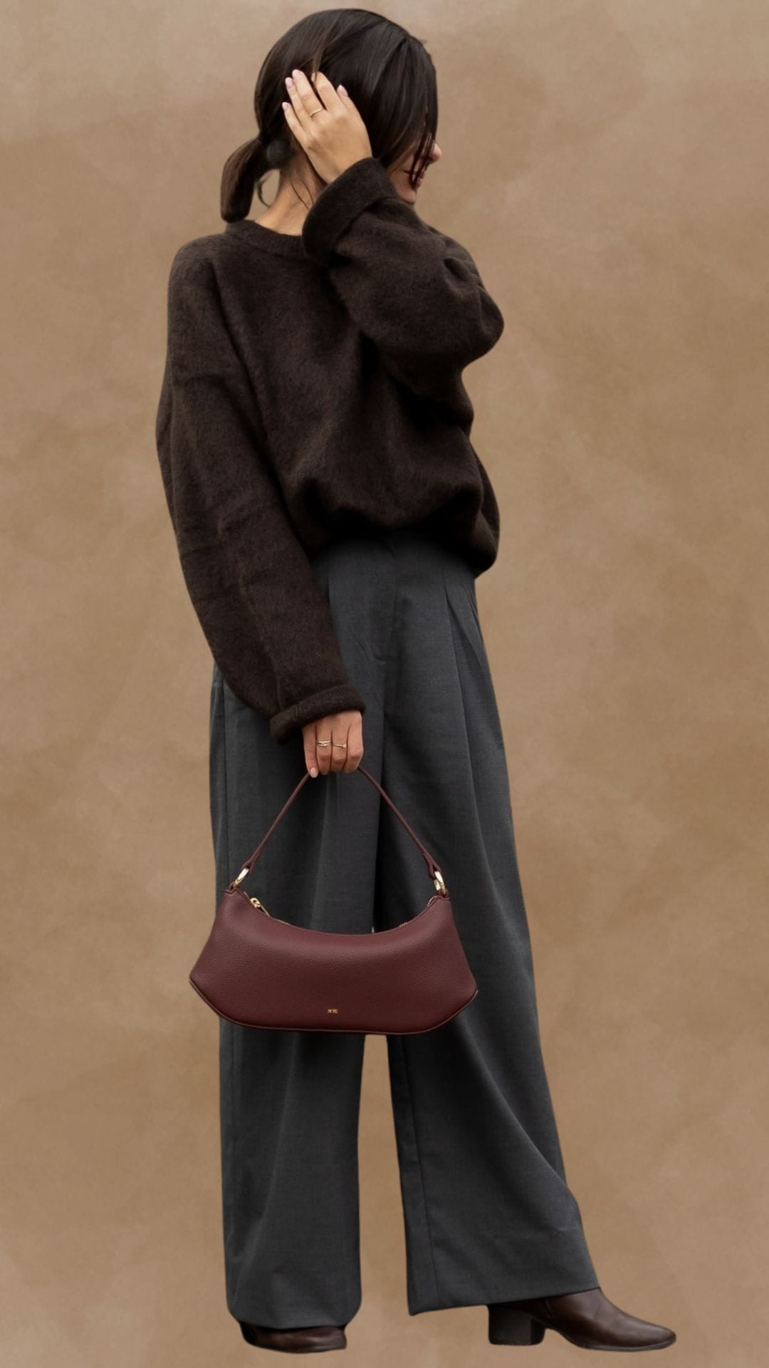44 Brown Sweater Outfit Ideas to Stay Chic and Cozy : From Tan to ...