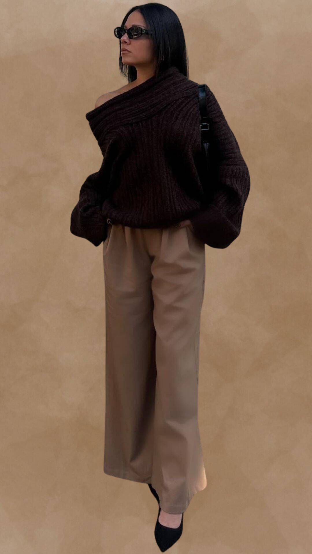 44 Brown Sweater Outfit Ideas to Stay Chic and Cozy : From Tan to ...