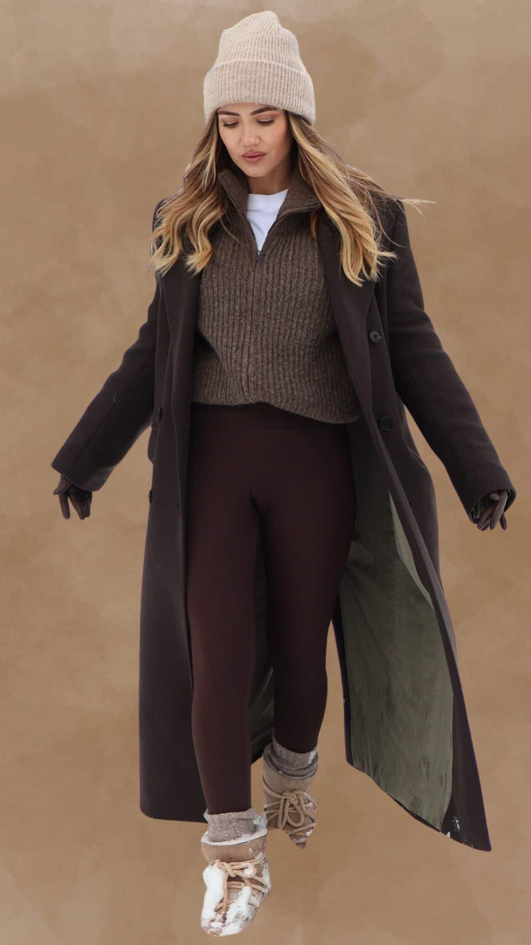 44 Brown Sweater Outfit Ideas to Stay Chic and Cozy : From Tan to ...