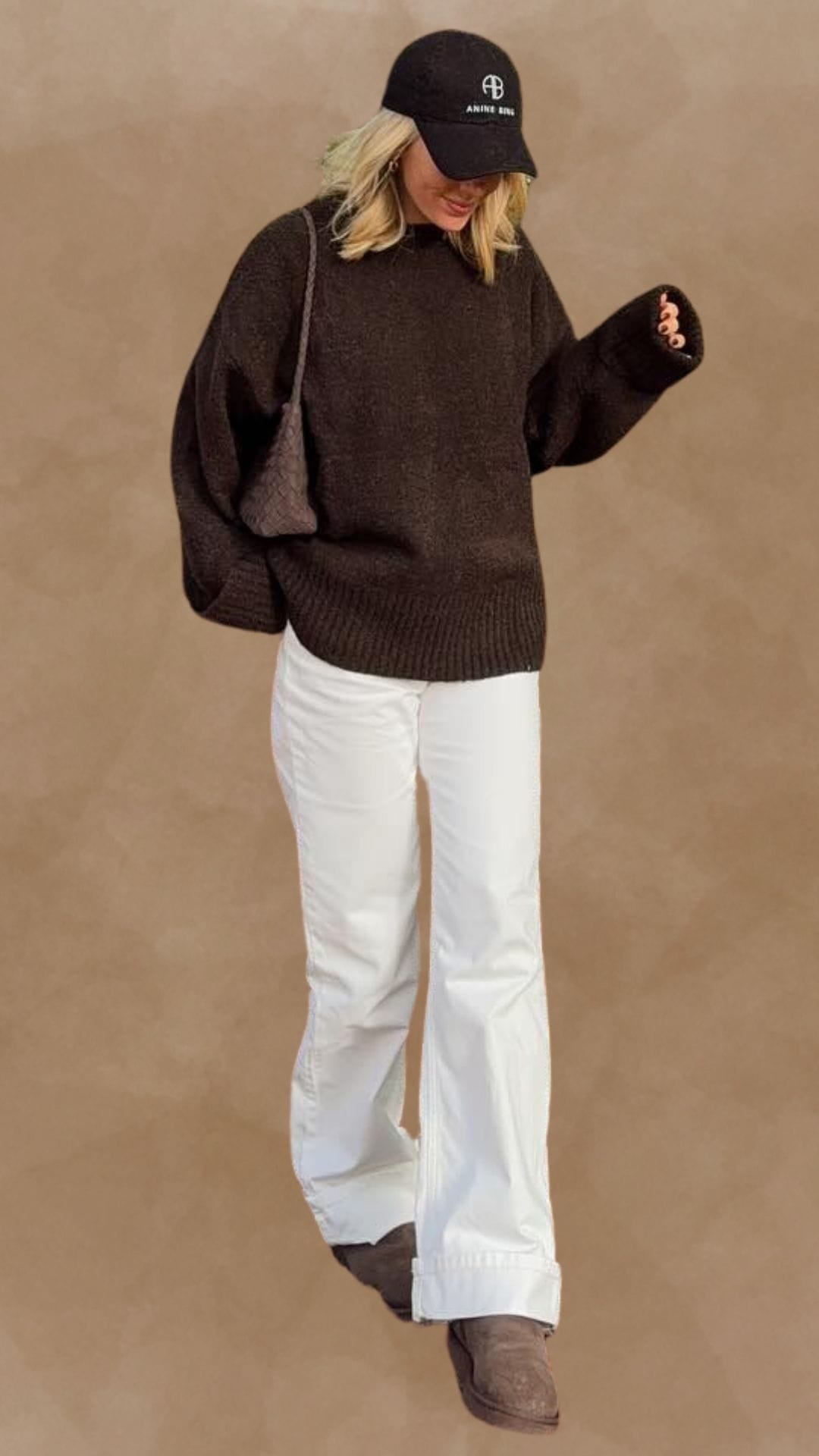 44 Brown Sweater Outfit Ideas to Stay Chic and Cozy : From Tan to ...